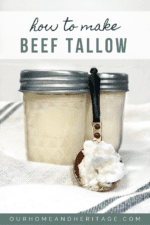DIY: How To Render Beef Tallow - Our Home & Heritage